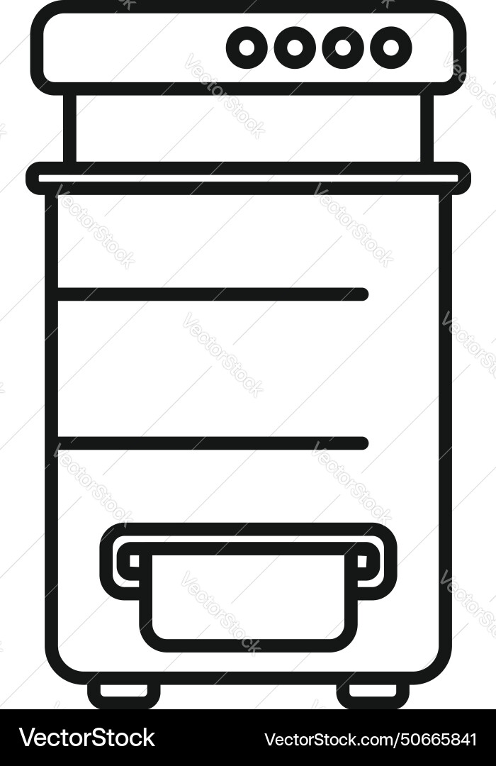 Printer cartridge filling icon outline Royalty Free Vector