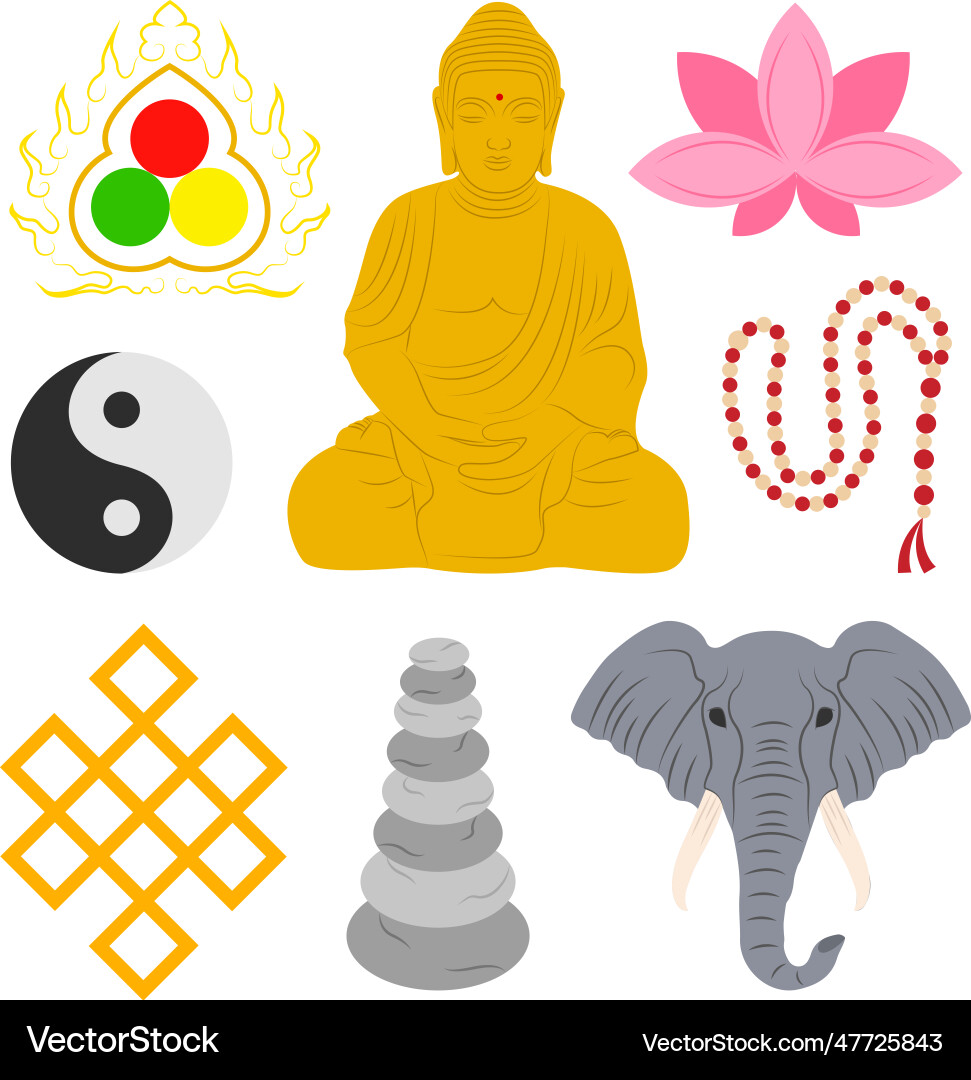 Buddhism Royalty Free Vector Image - VectorStock