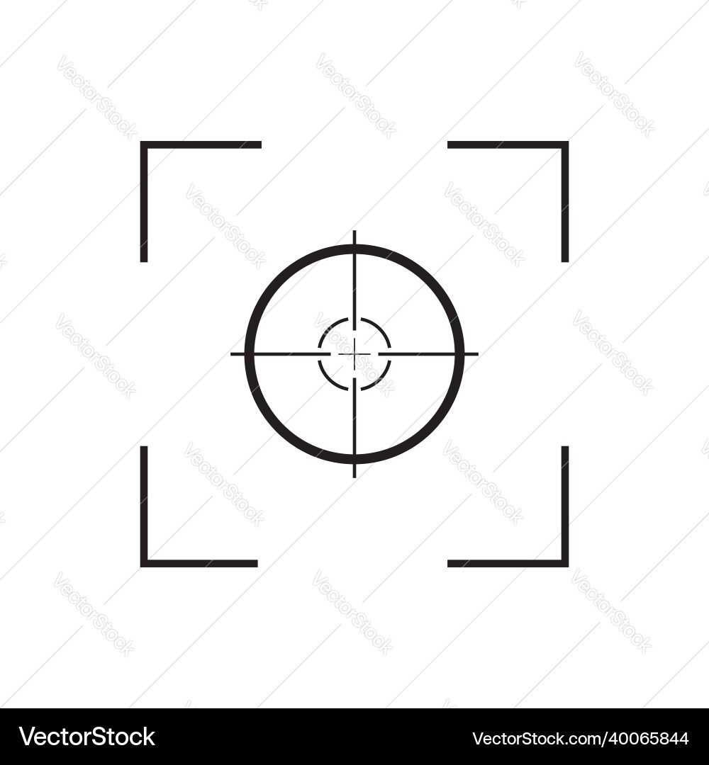 Camera Focus Icon - Lens Capture Royalty Free Vector Image