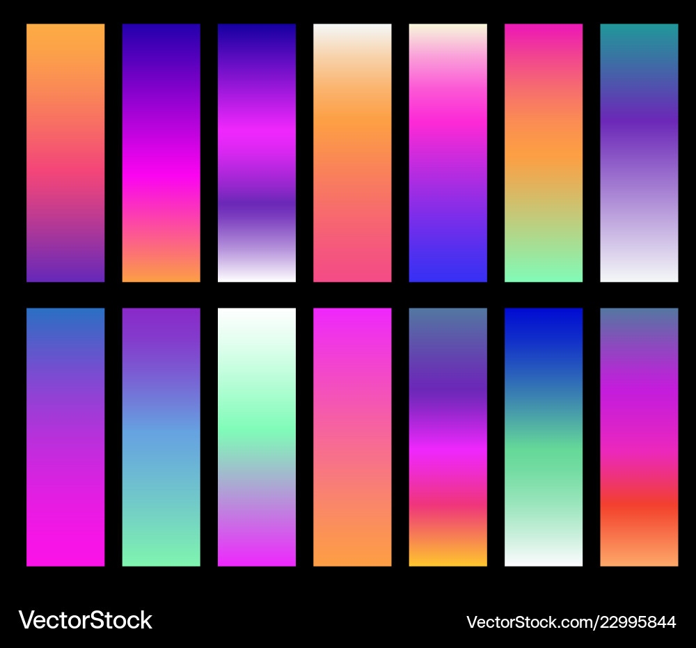Colorful gradients screen gradient covers Vector Image