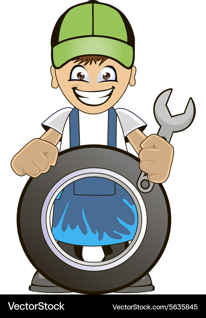 Car mechanic Royalty Free Vector Image - VectorStock