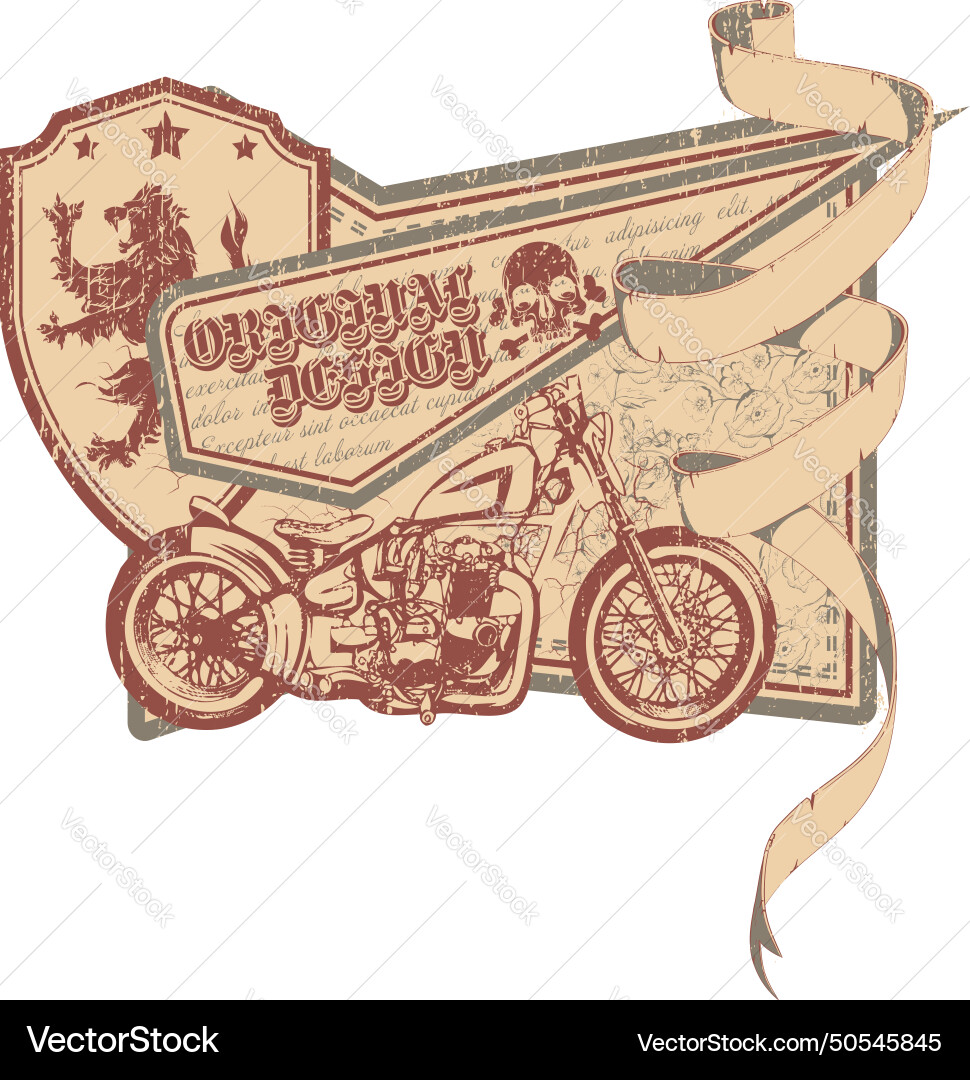 Grunge t-shirt design Royalty Free Vector Image