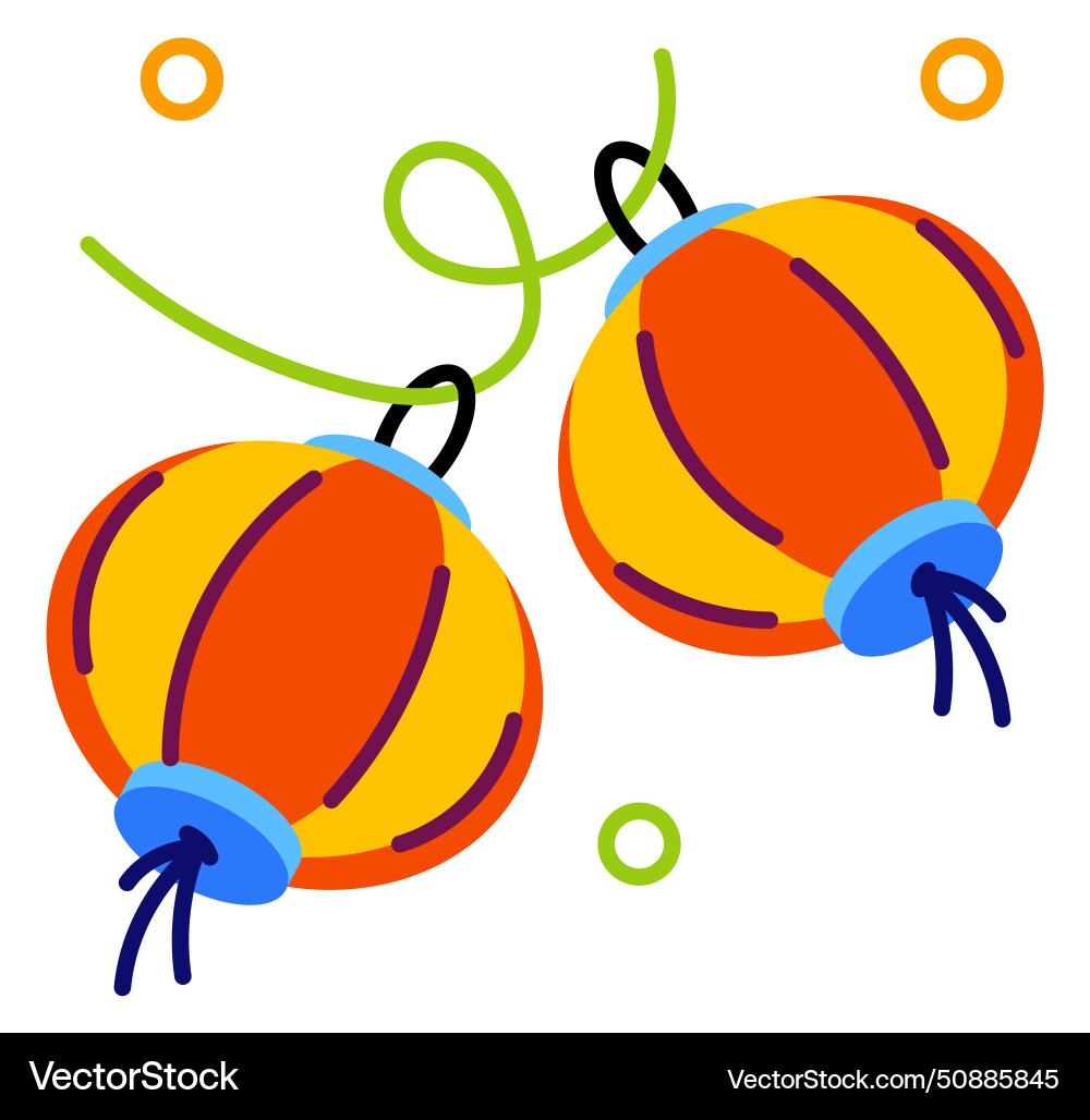 Lantern festival Royalty Free Vector Image - VectorStock