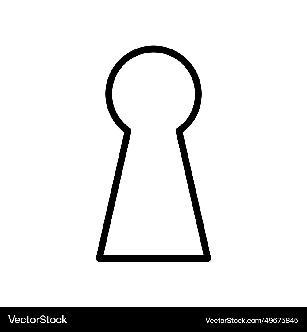Lock line icon logo Royalty Free Vector Image - VectorStock
