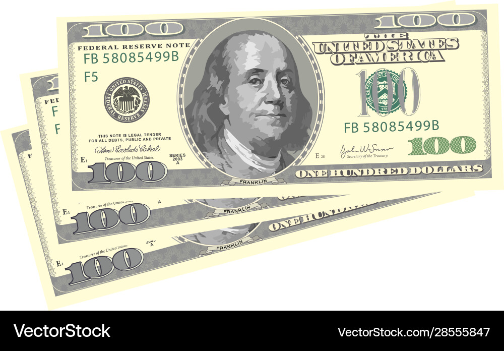 100 Dollar Bill Drawing 282 100 Dollar Bill Clip Art Images, Stock