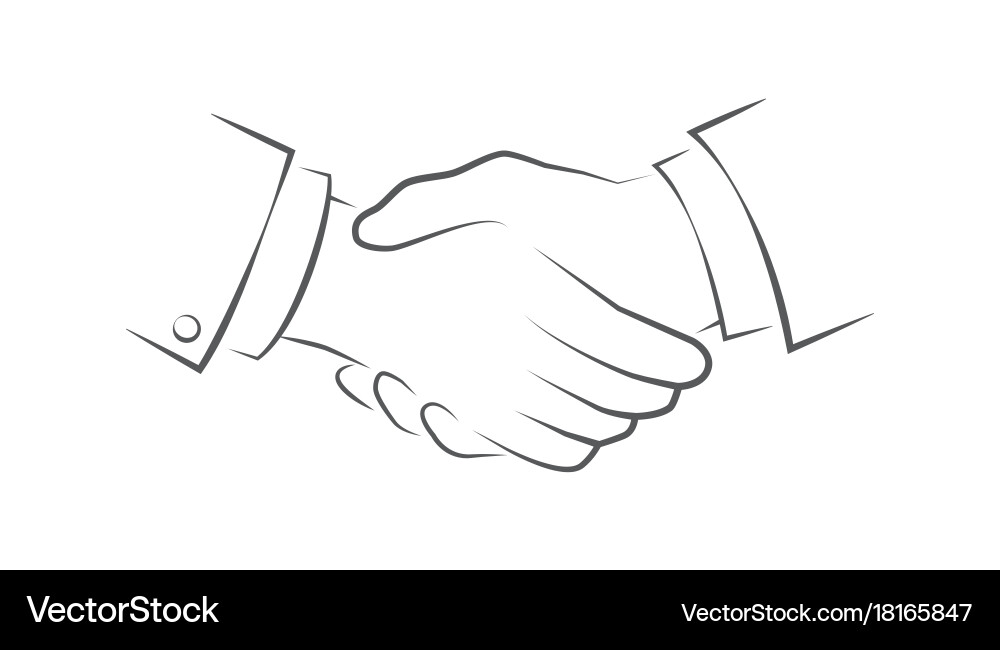 Handshake Royalty Free Vector Image - VectorStock