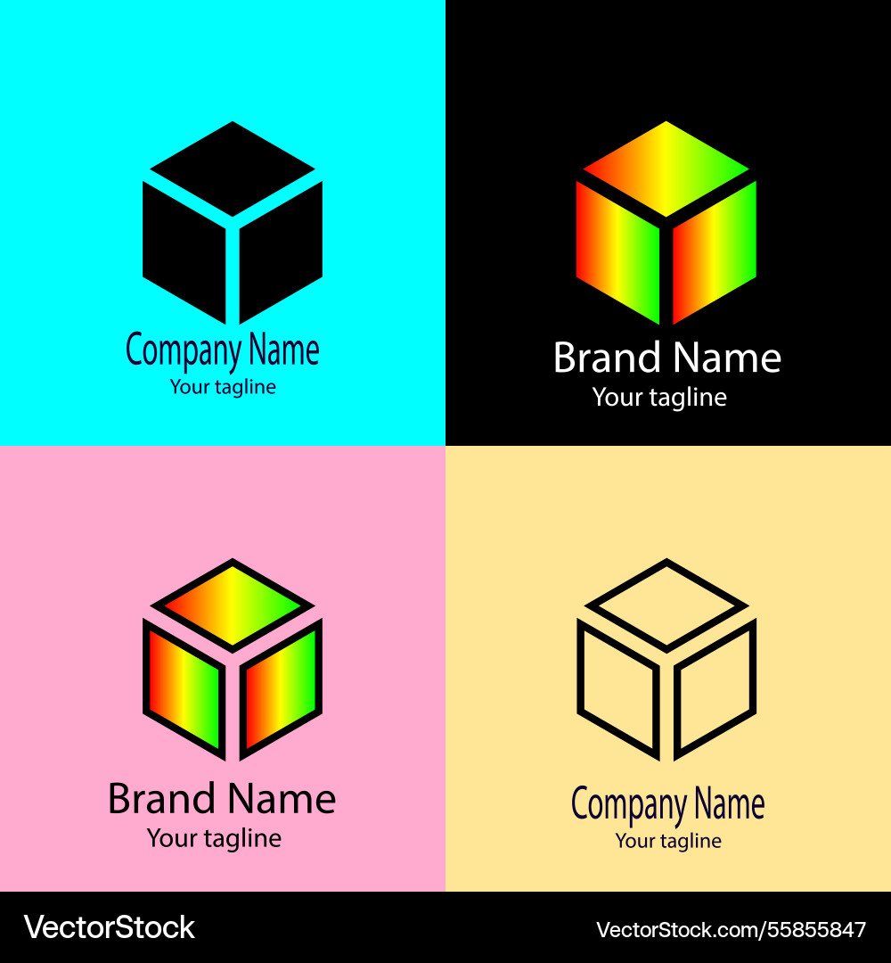 Latestadvanced best logo Royalty Free Vector Image