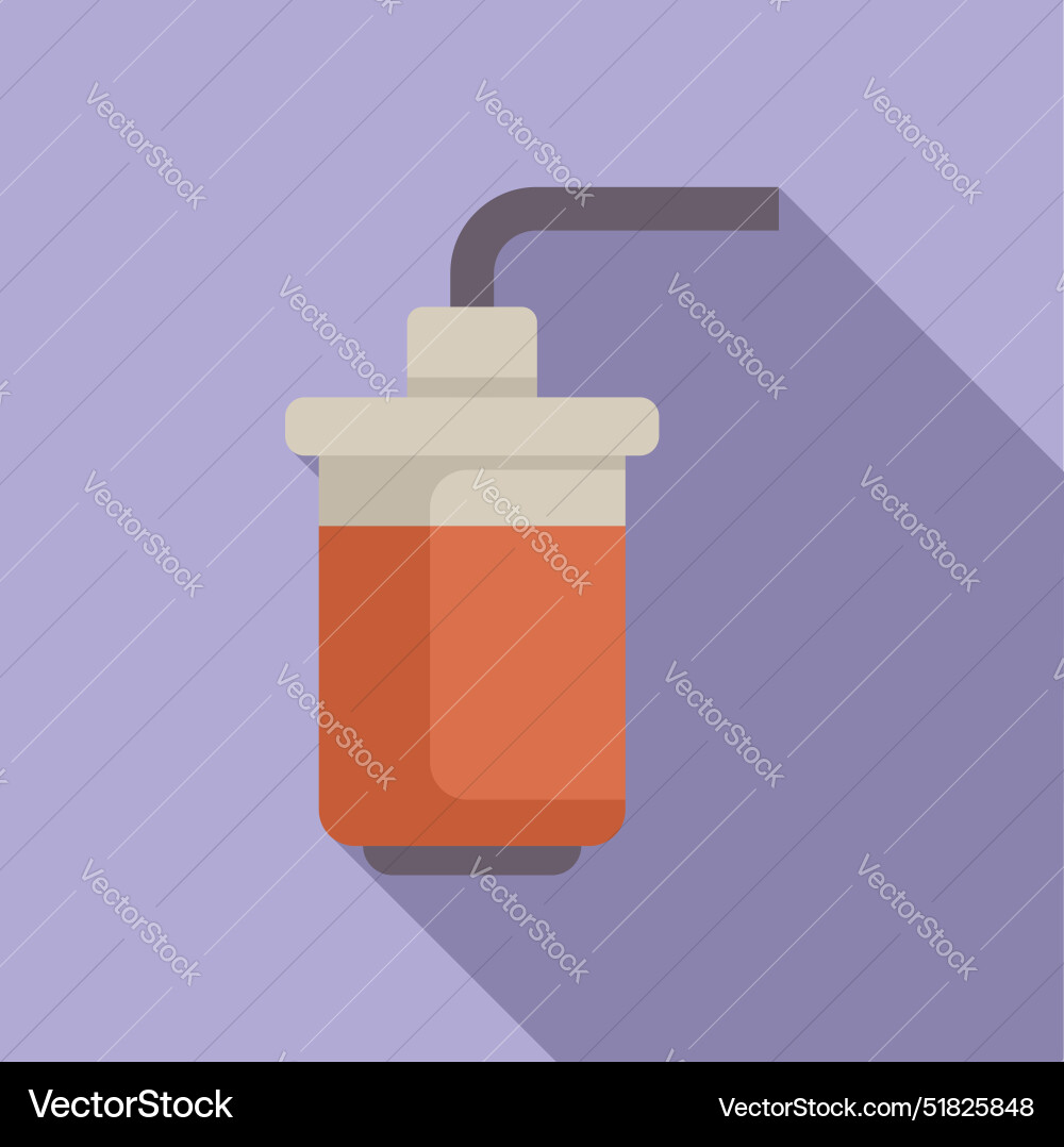 Water heater tank with pipe connecting heating Vector Image