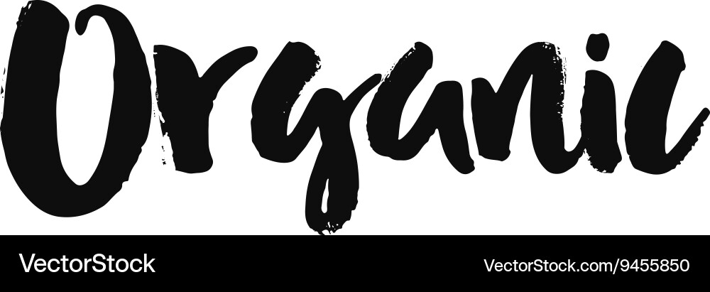 Hand drawn lettering poster Royalty Free Vector Image