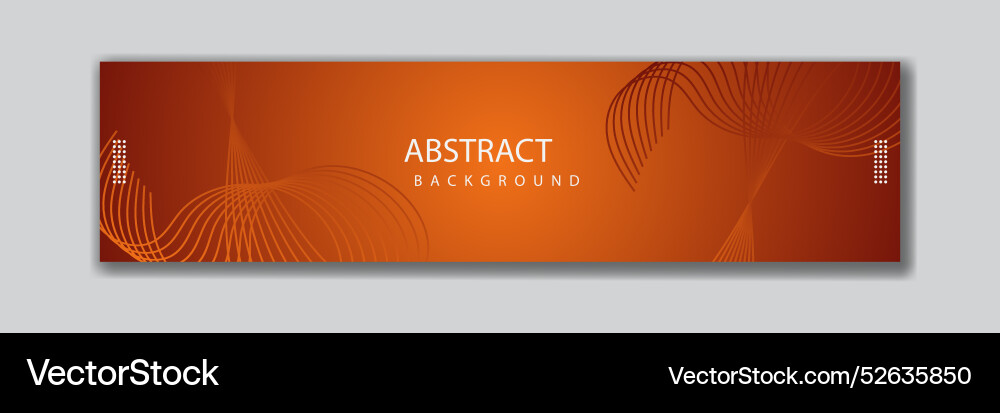 Ingenious abstract technology linkedin banner Vector Image