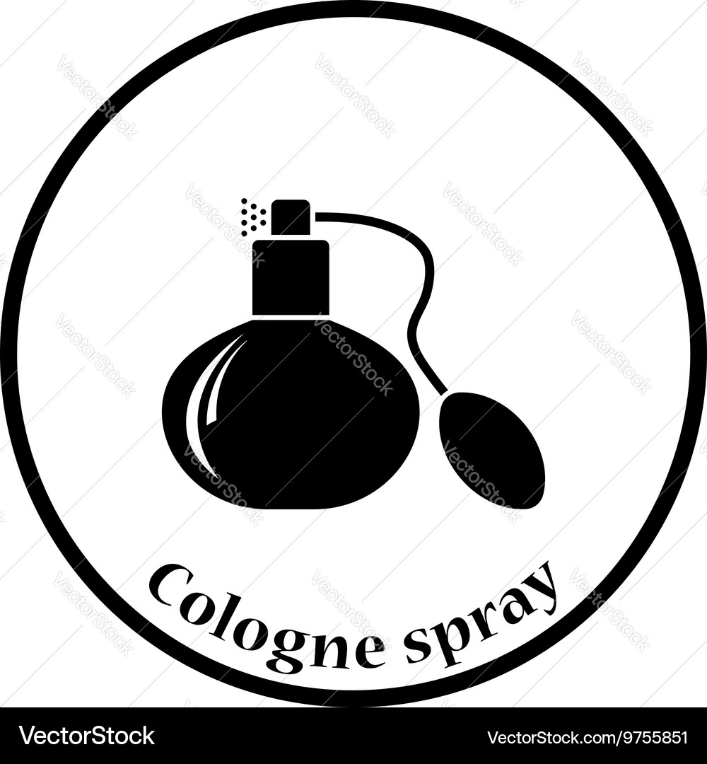 Cologne spray icon Royalty Free Vector Image - VectorStock
