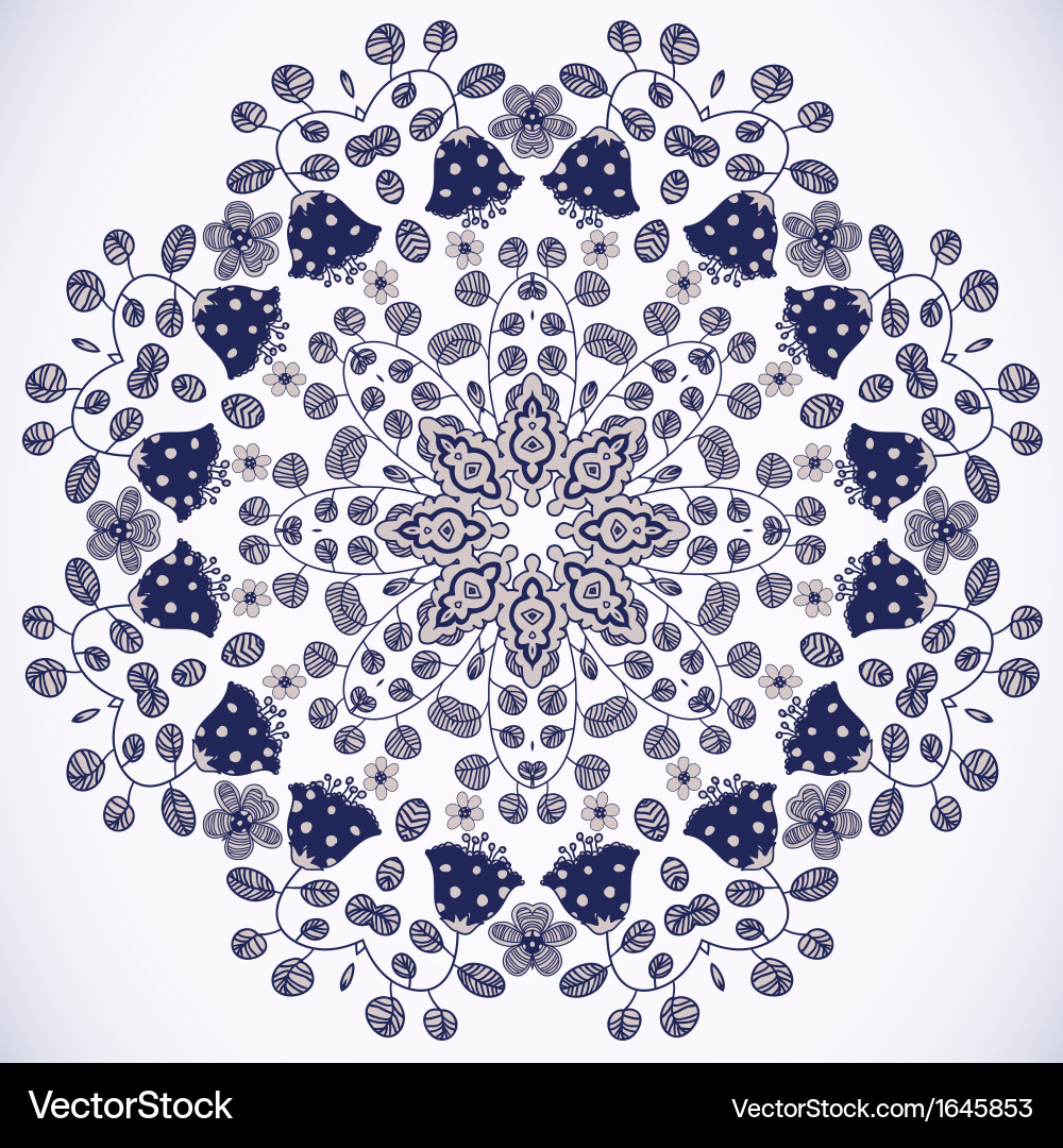 Cartoon template circle background Royalty Free Vector Image