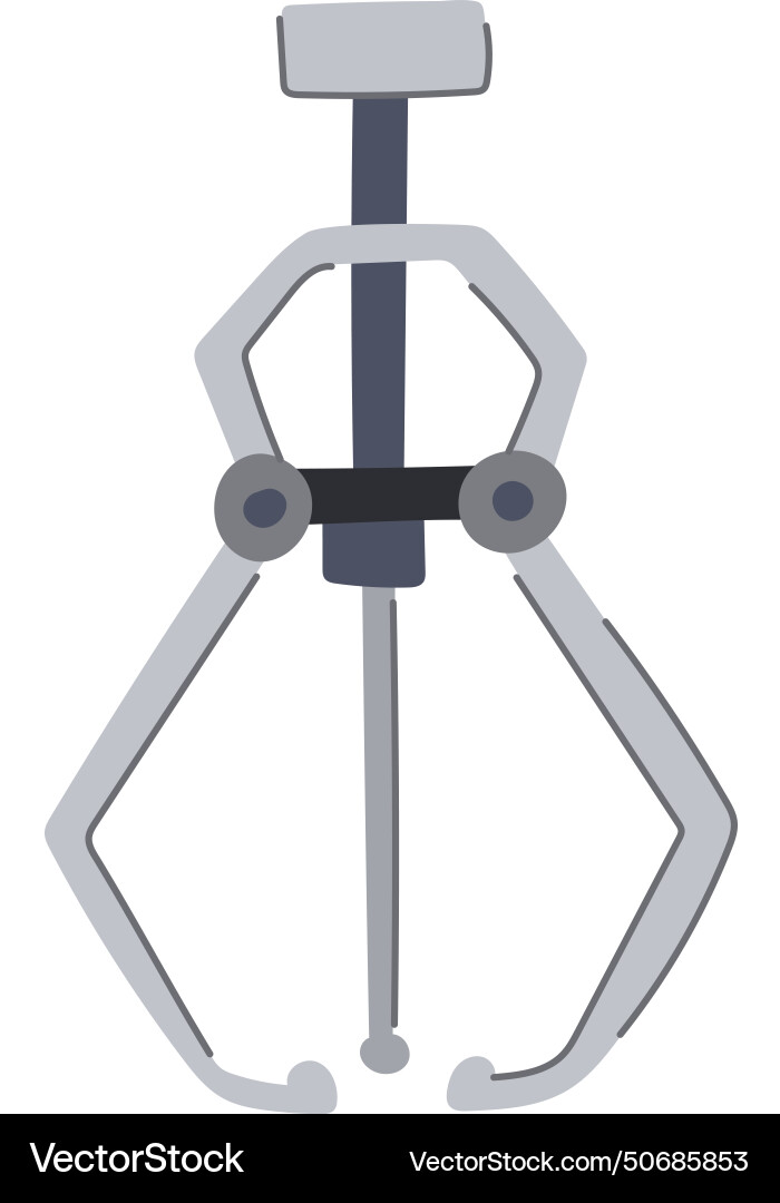 Grab claw machine cartoon Royalty Free Vector Image