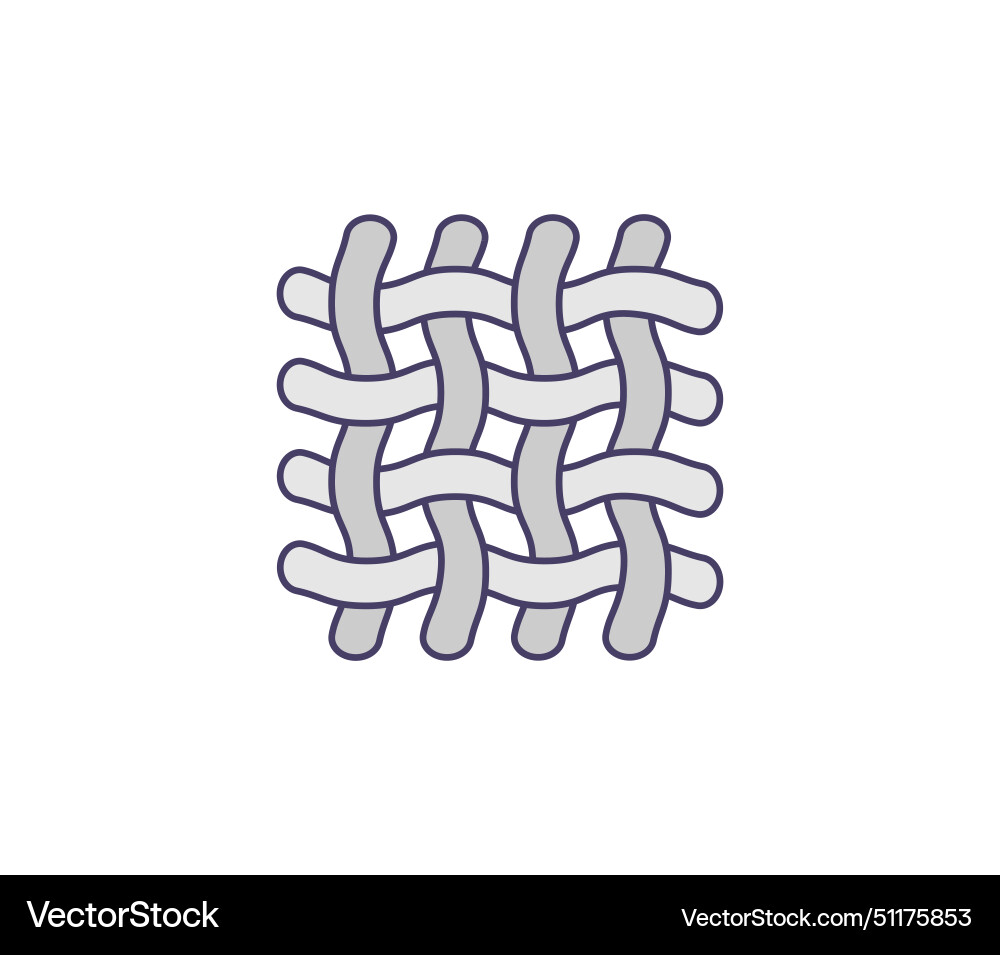 Textile fabric cloth icon Royalty Free Vector Image