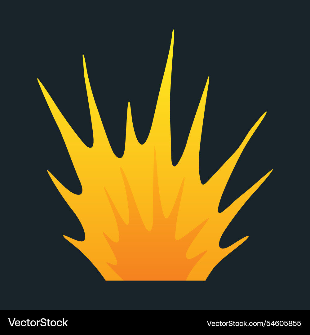 Cartoon Explosion Animation Royalty Free Vector Image