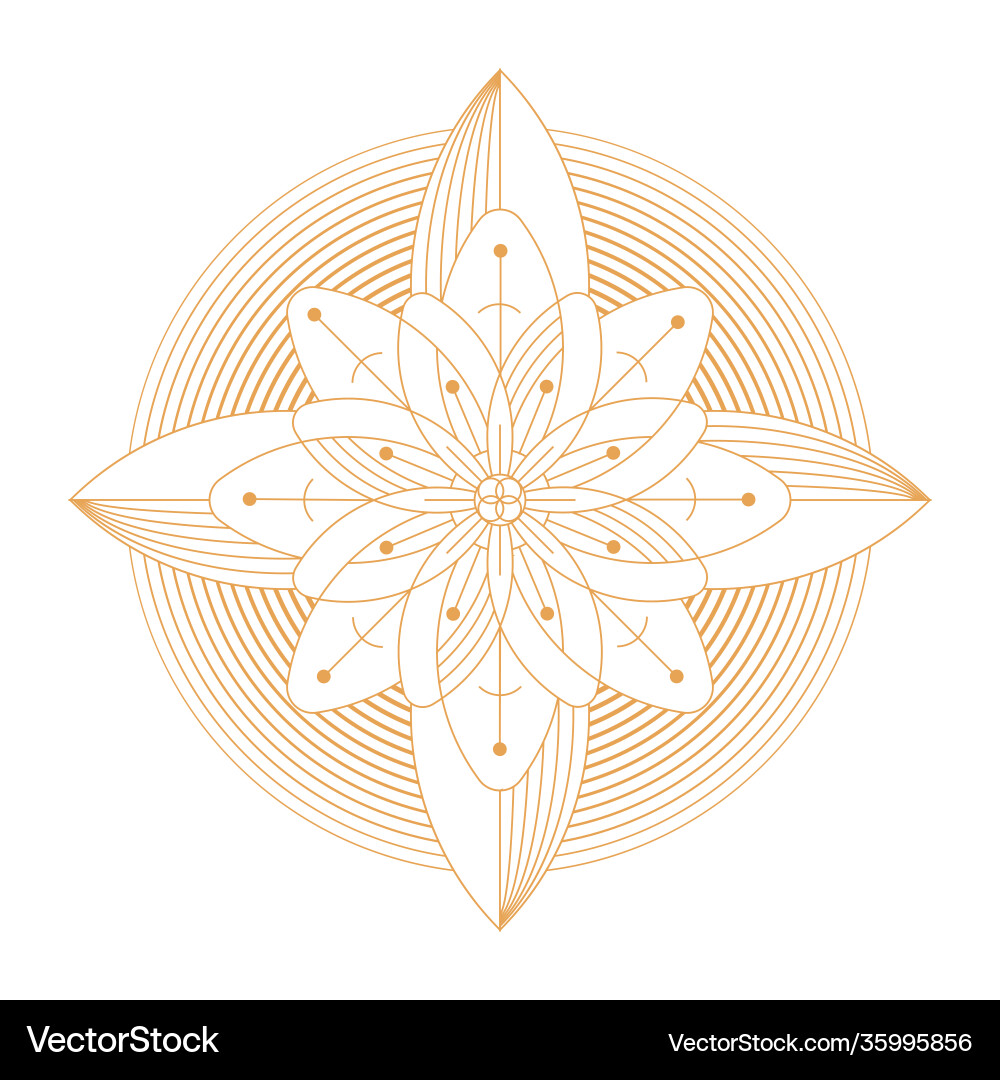 Polygon Flower Outline Vector Images (over 570)