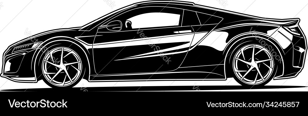 Car 6 Royalty Free Vector Image - VectorStock