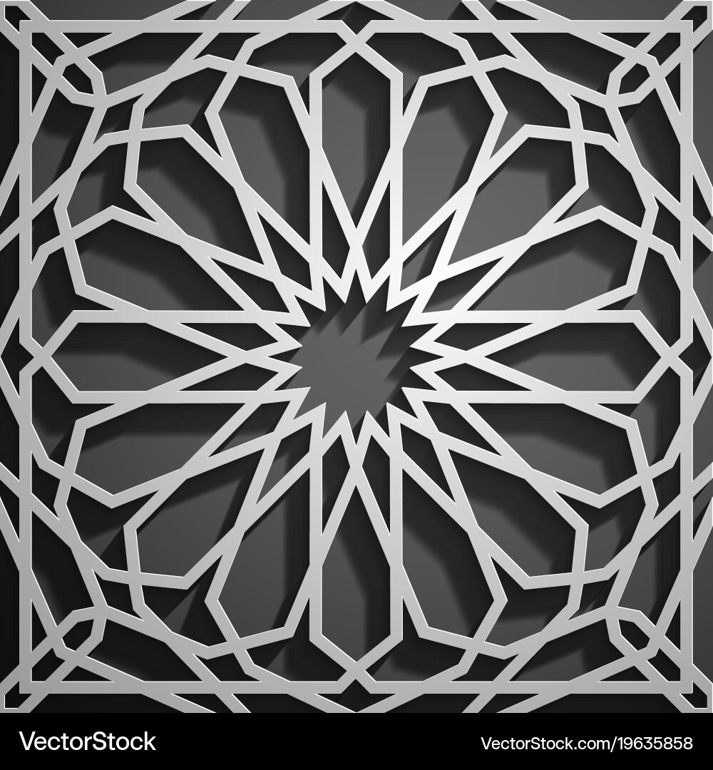 Purple background islamic ornament Royalty Free Vector Image