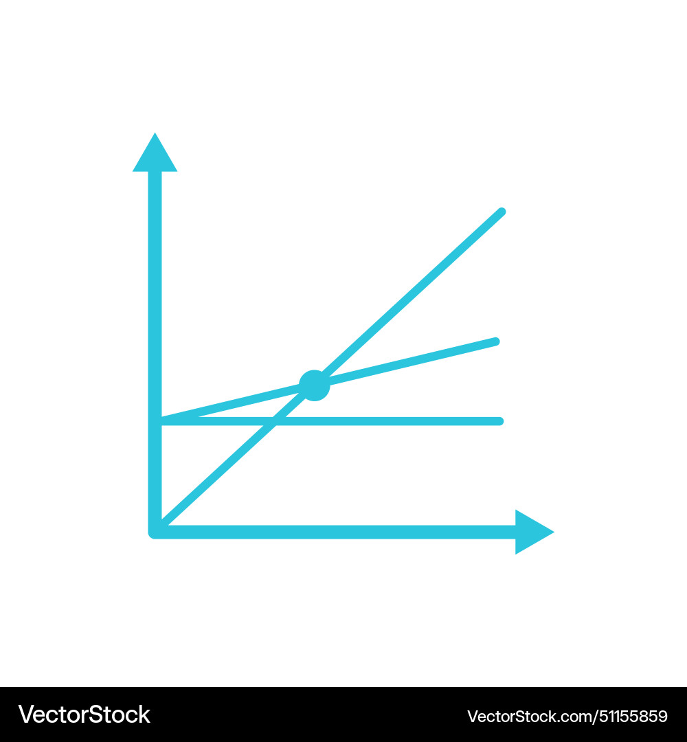 Bruch auch Punkt grafische Analyse Diagramm von Vektorbild
