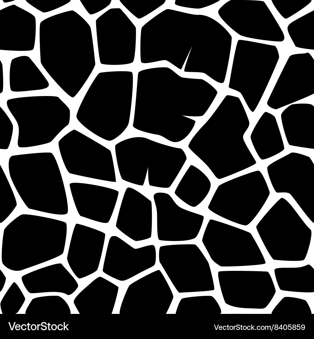 Giraffe Spot Seamless Pattern Royalty Free Vector Image