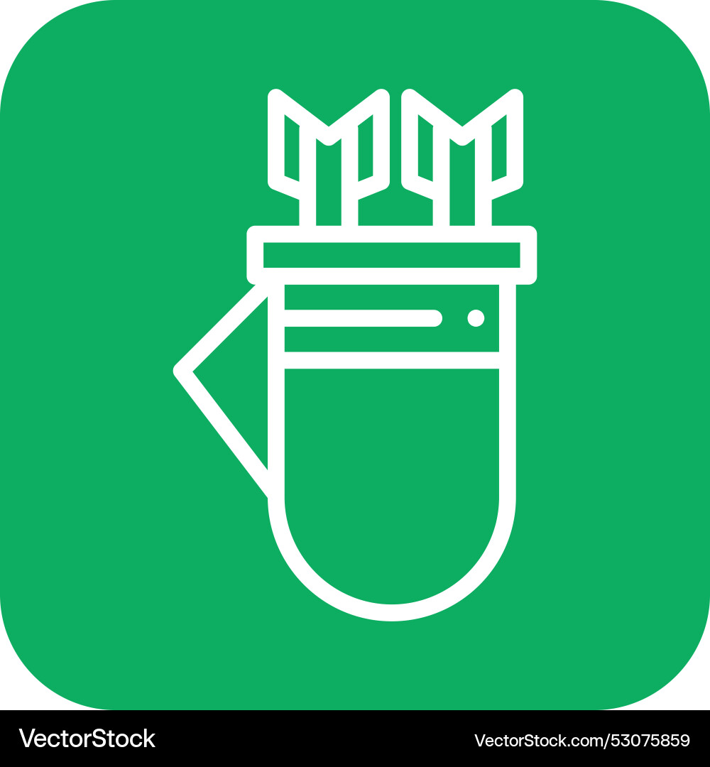 Quiver icon design Royalty Free Vector Image - VectorStock