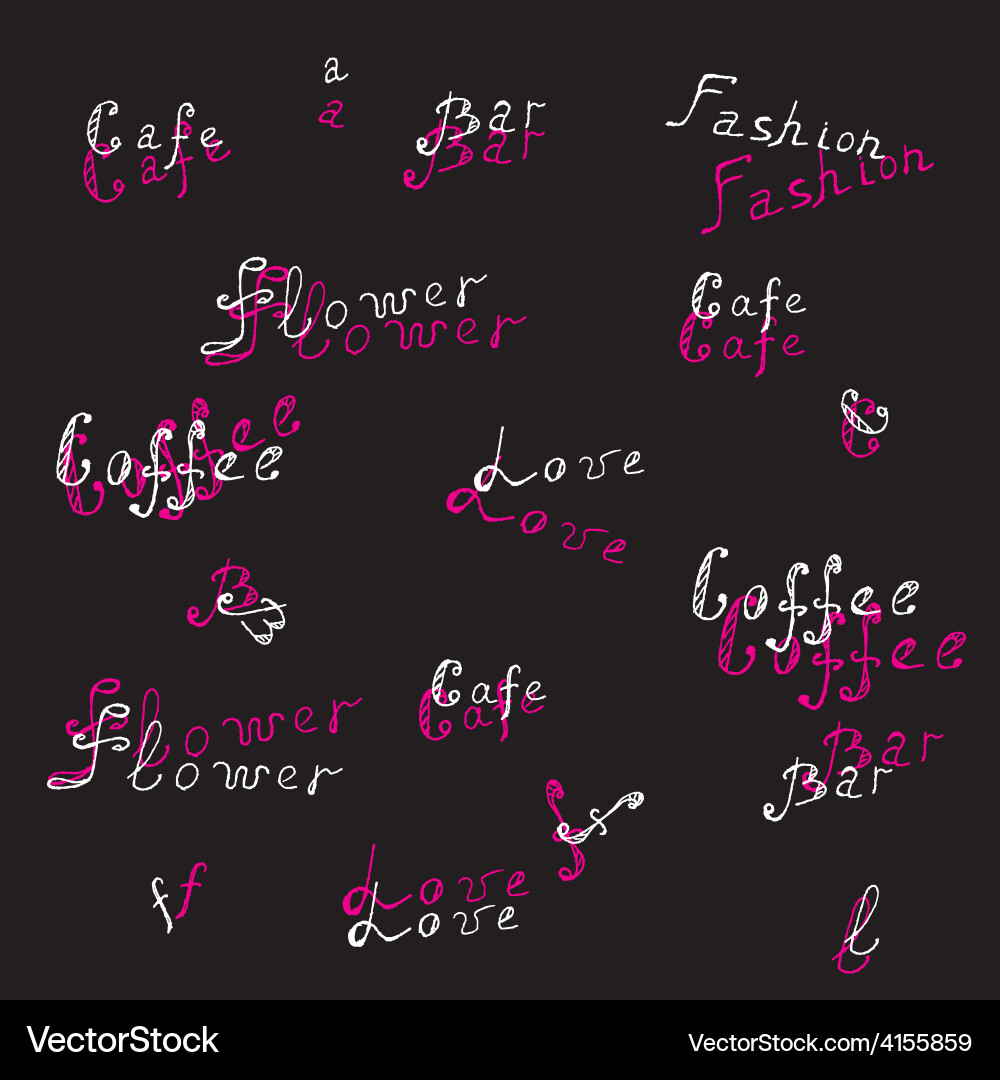 Words Royalty Free Vector Image - VectorStock