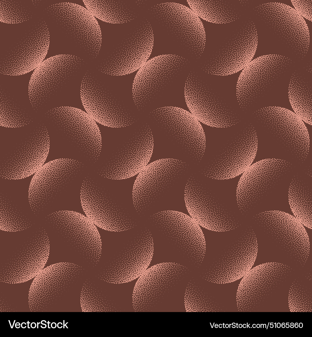 1950s 1960s 1970s retro seamless pattern brown Vector Image
