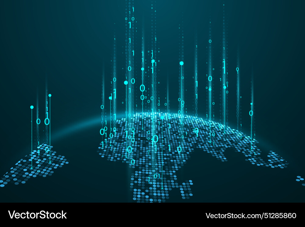 Abstract planet map Royalty Free Vector Image - VectorStock
