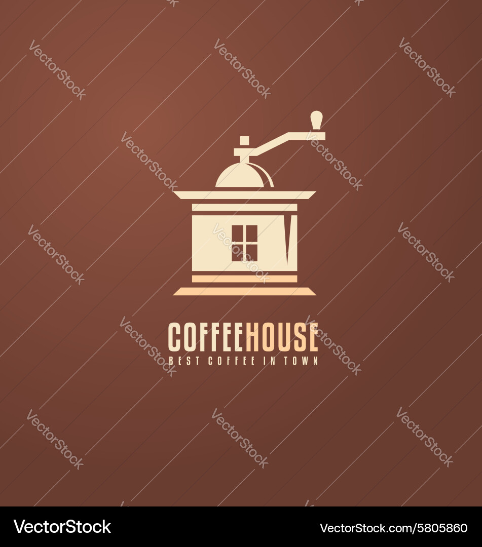 Coffee Shop Window Logo Royalty Free Vector Image