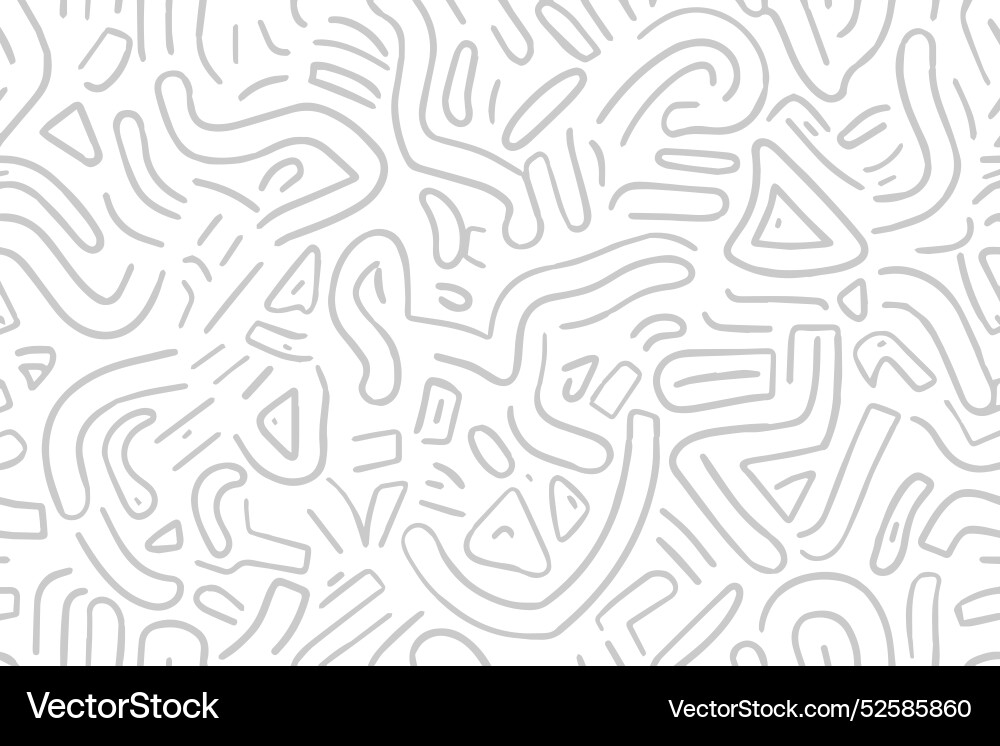 Gray zig zags seamless pattern aztec ethnic Vector Image