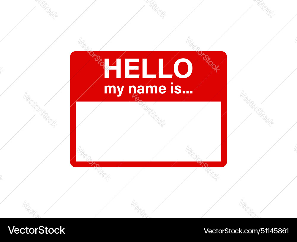 Hello speech bubble icon in flat style hi message Vector Image