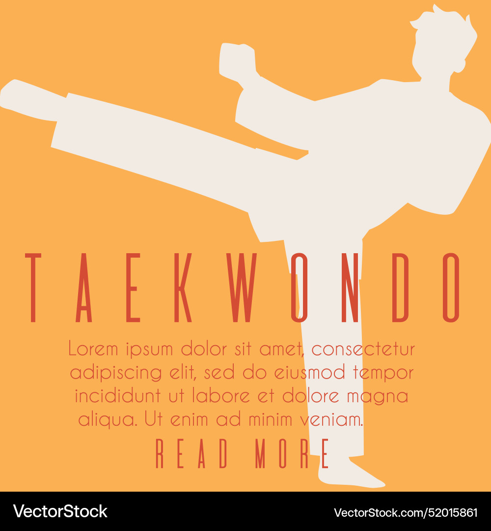 Martial Arts Poster Design