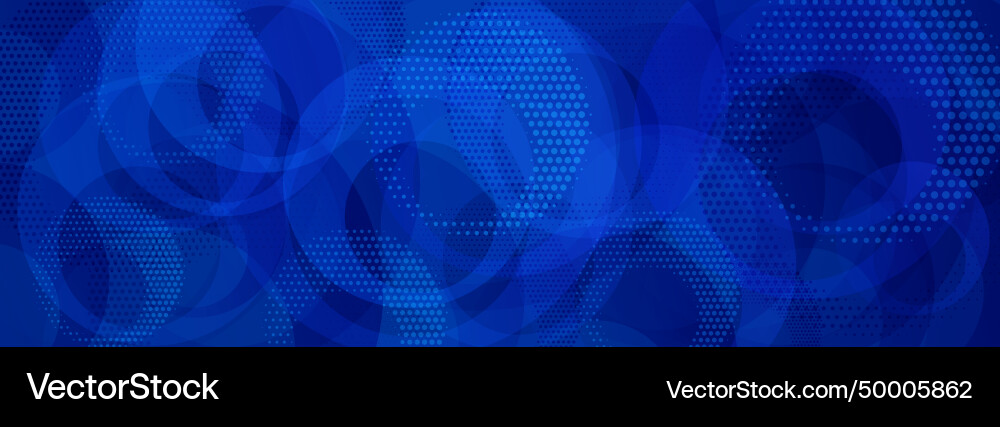 Abstract background of translucent circles Vector Image