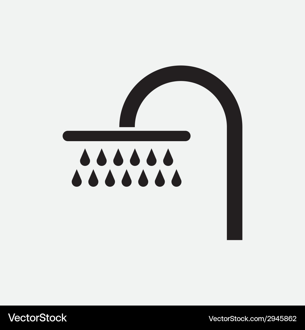 Shower icon Royalty Free Vector Image - VectorStock