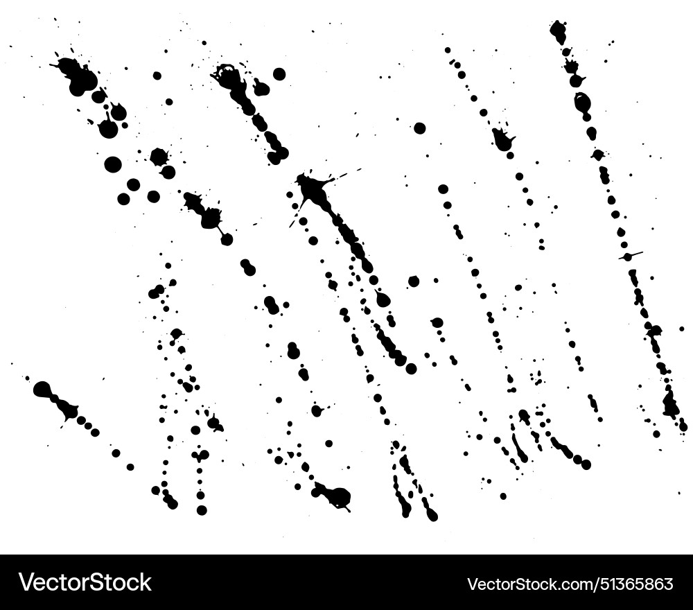 Overlay elements of paint ink splatter Royalty Free Vector