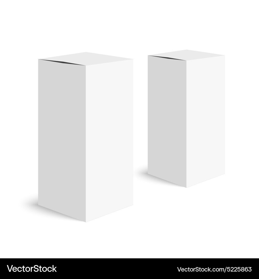 Package white box Royalty Free Vector Image - VectorStock