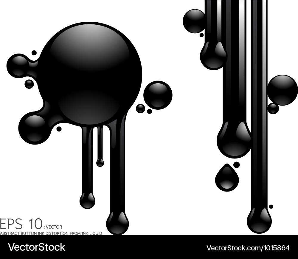 Abstract ink Royalty Free Vector Image - VectorStock