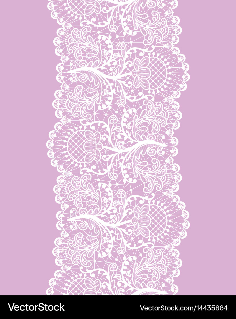 Elegant Lace Border Royalty Free Vector Image - VectorStock