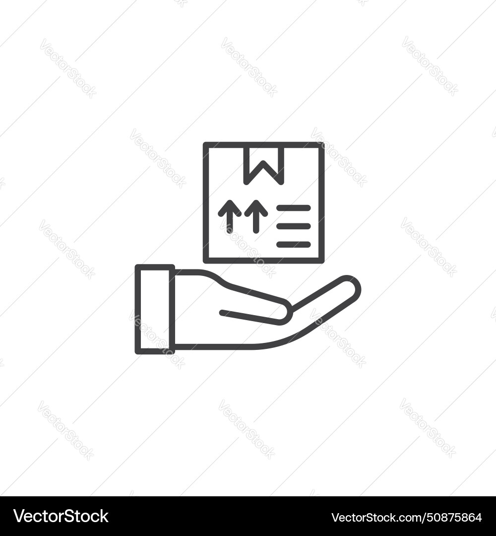Safe delivery icon set box and parcel symbol Vector Image