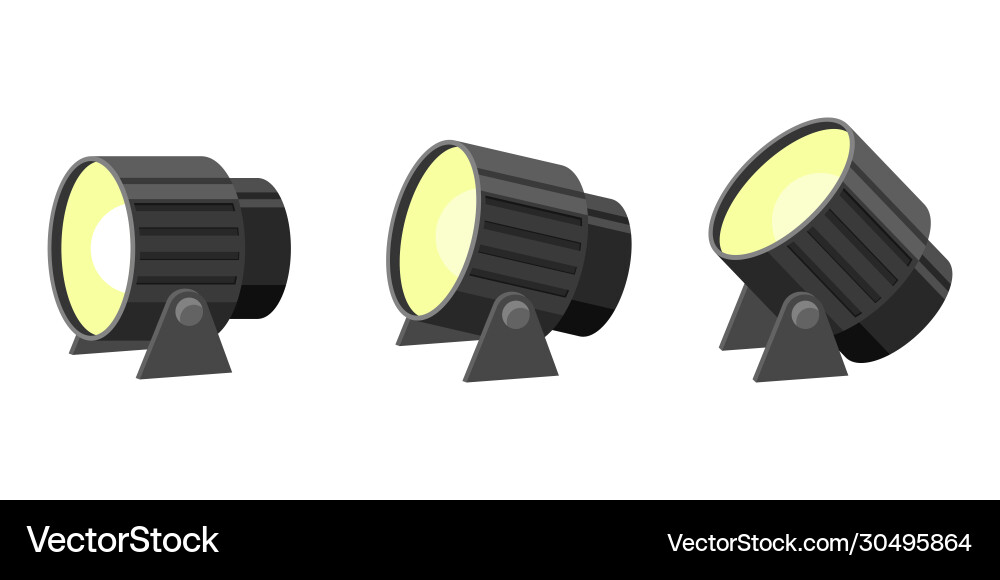 Spotlight set Royalty Free Vector Image - VectorStock