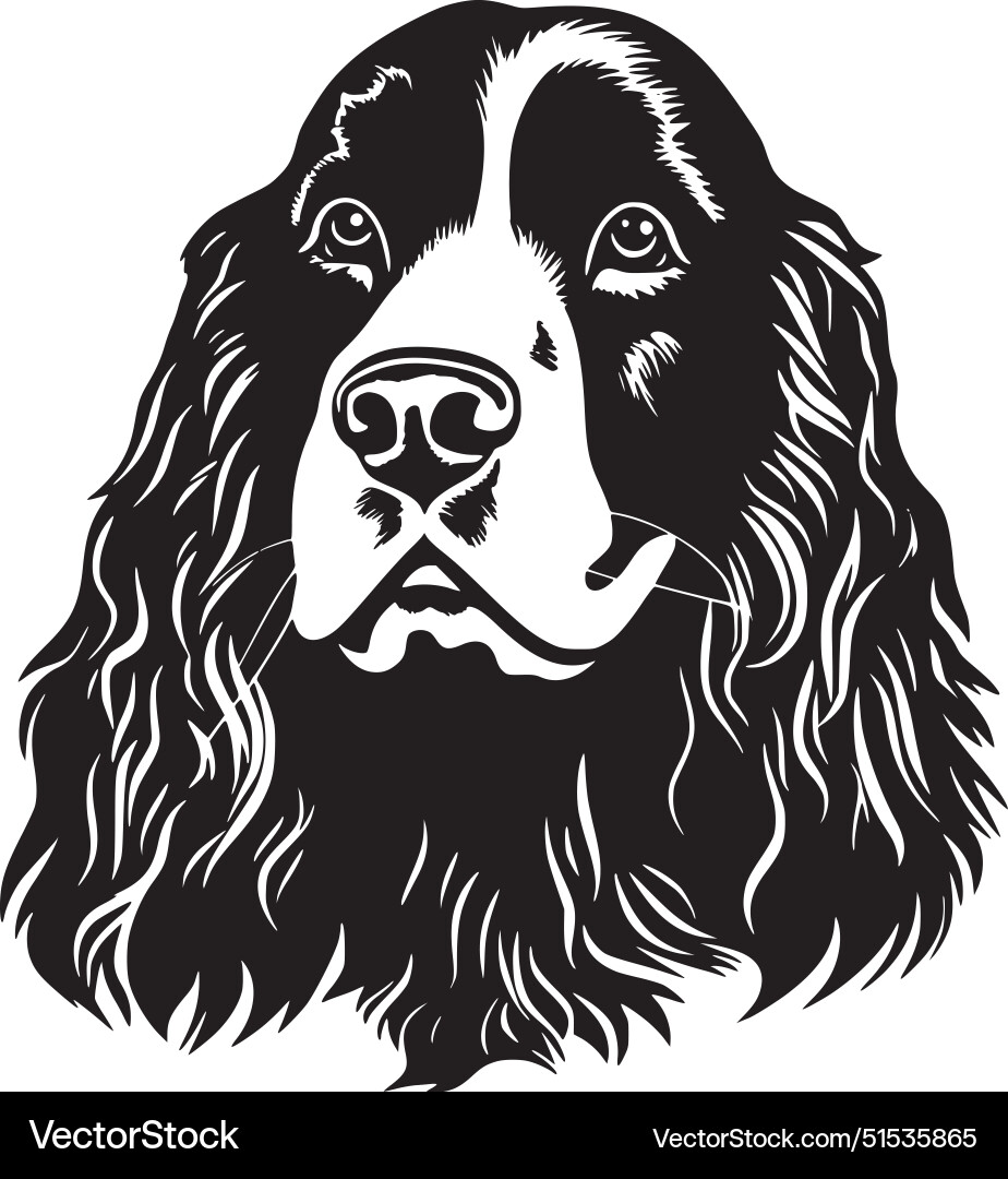 Cocker spaniel - hochwertiges Logo ideal Vektorbild