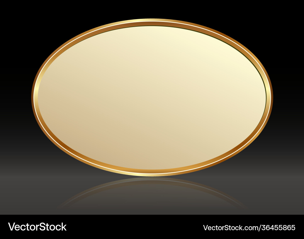 Golden banner Royalty Free Vector Image - VectorStock