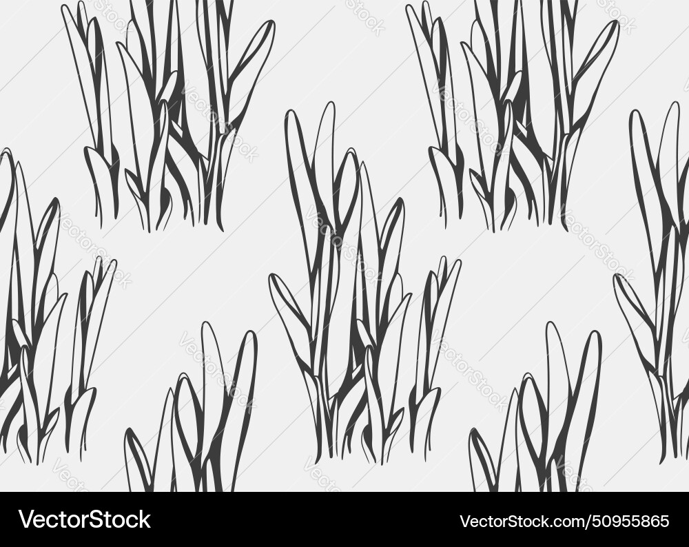 Hand drawn floral pattern design flower drawing Vector Image