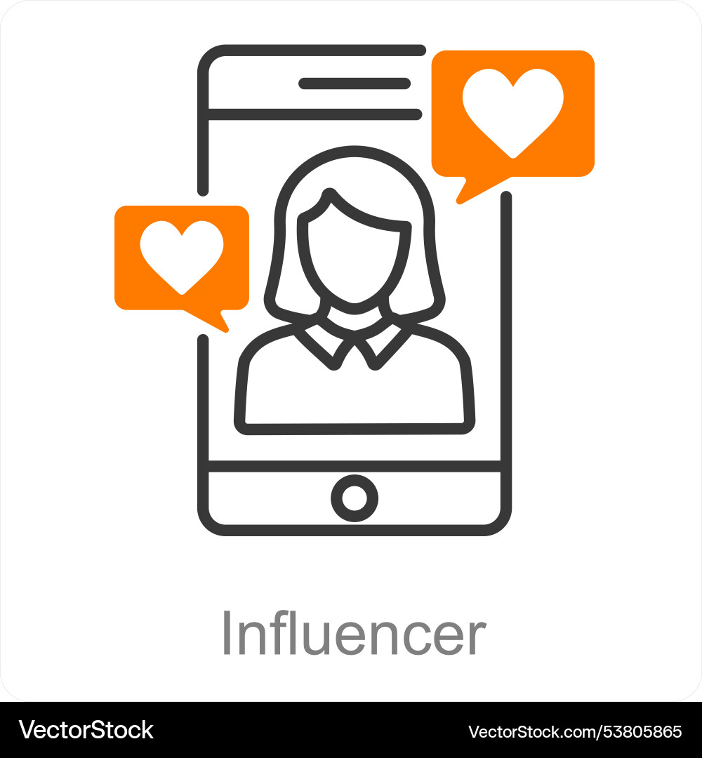 Influencer Royalty Free Vector Image - VectorStock