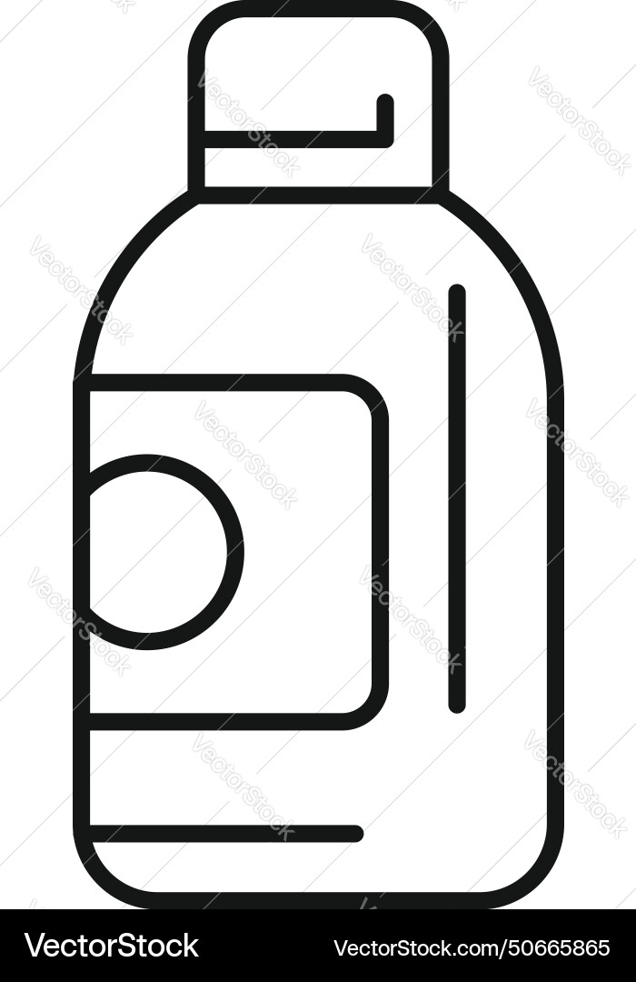 Ink bottle for printer icon outline design Vector Image
