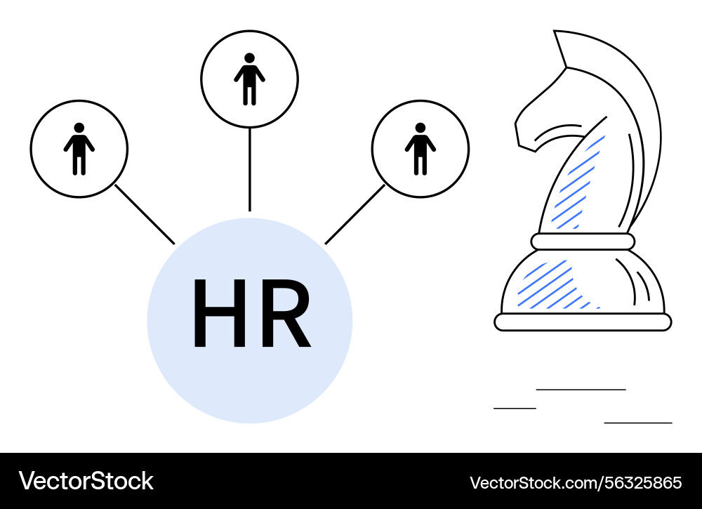 Strategic Workforce Network Royalty Free Vector Image