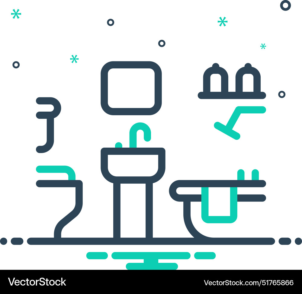 Bathroom Royalty Free Vector Image - VectorStock