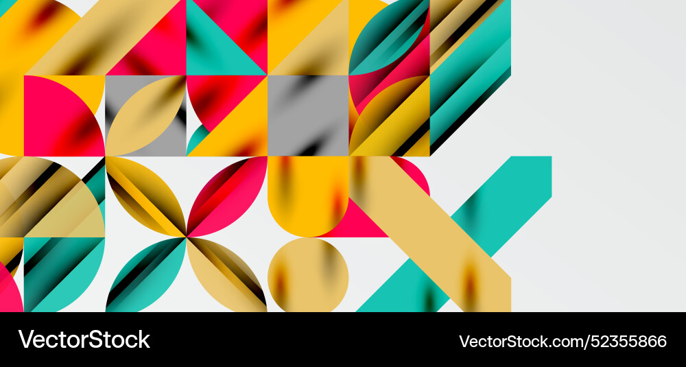 Geometric neo patterns abstract background for Vector Image