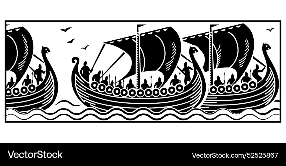 Design in old norse style ancient celtic Vector Image