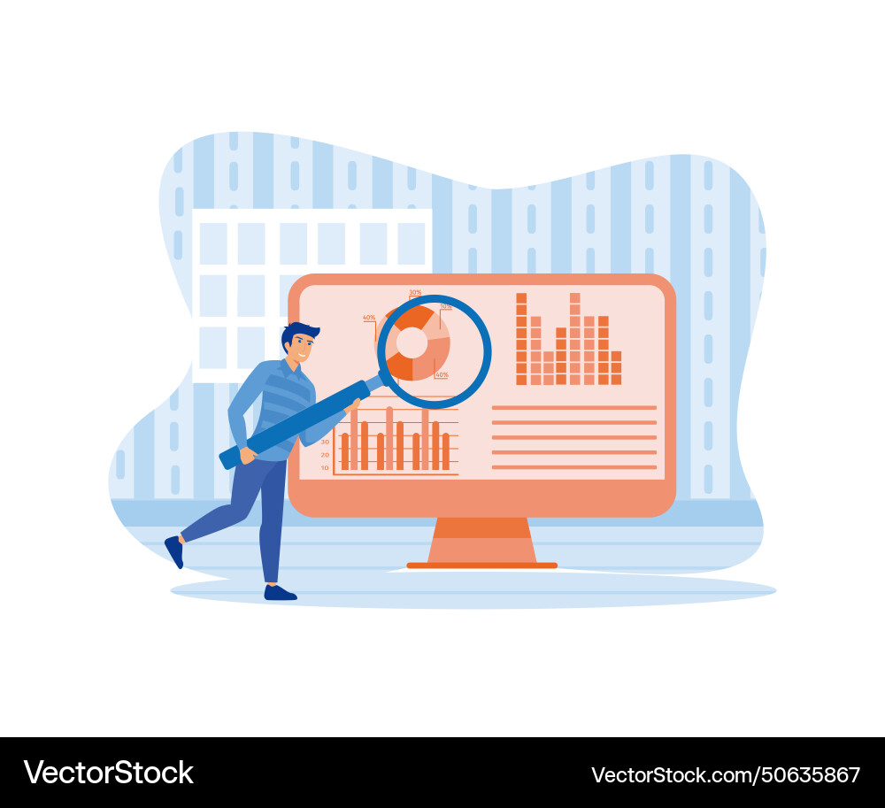 Marketing research competitor consumer Royalty Free Vector